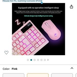 Computers, Laptops & Parts | Nwot Zjfksdyx C87 Wireless Gaming Keyboard And Mouse Combo Led ...
